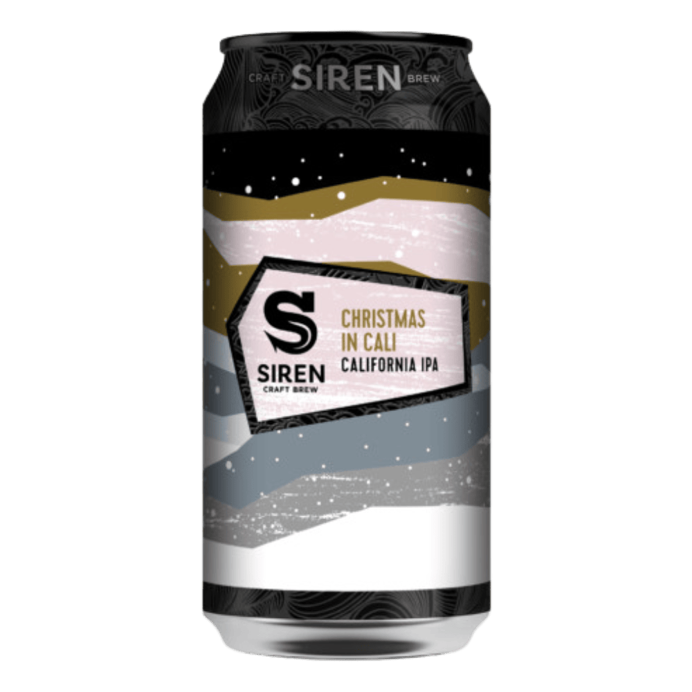 Siren Christmas In Cali IPA 440ml - 6% Festive West Coast IPA – LowCostBeer