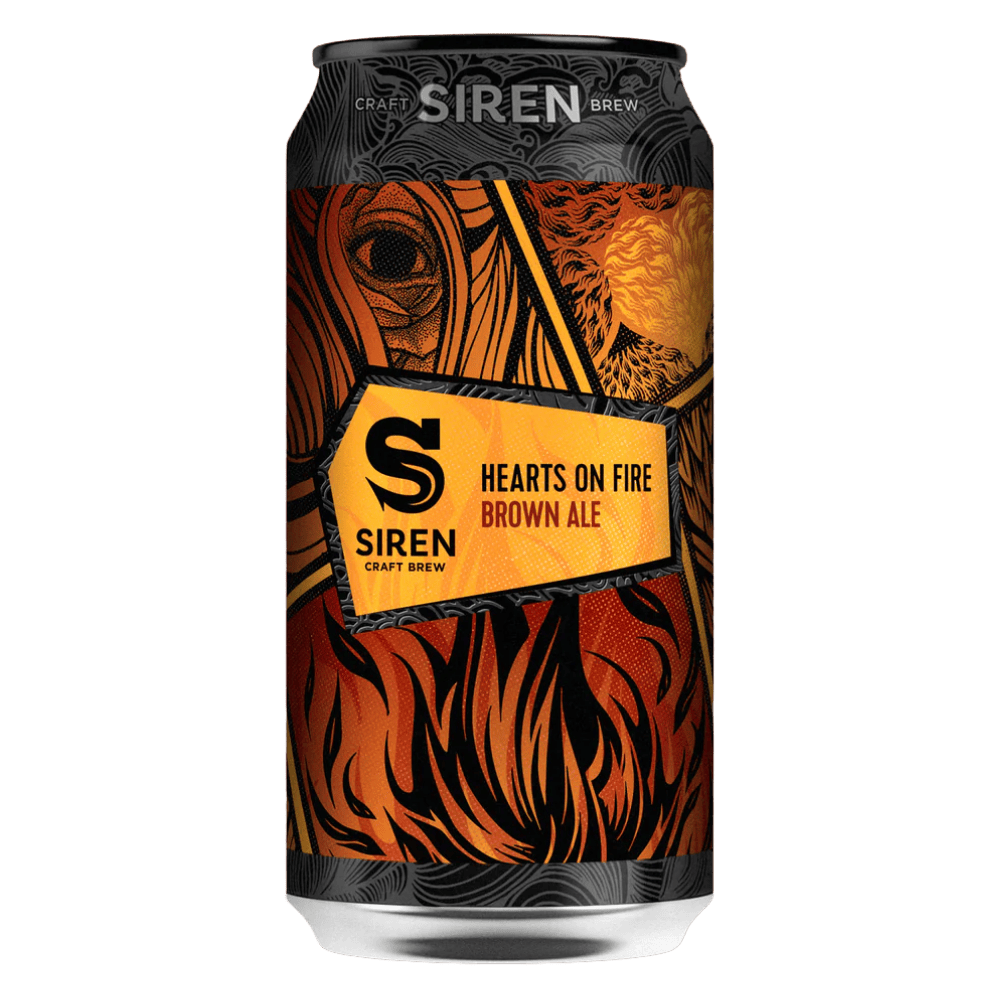 Siren Hearts On Fire Brown Ale 440ml | Siren Craft Brew | Vegan ...