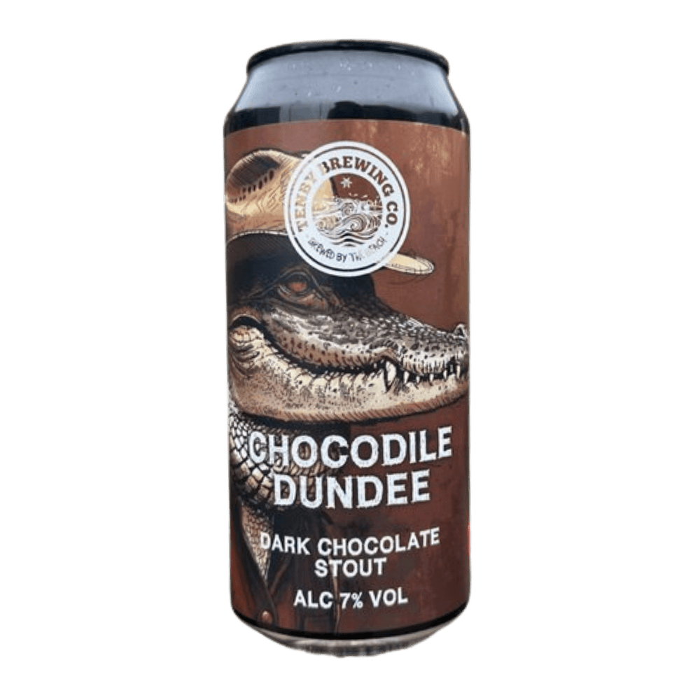 Tenby Chocodile Dundee Stout 440ml - 7% Silky Chocolate Stout – LowCostBeer
